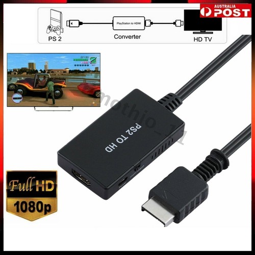 PS2 to HDMI Converter Video Adapter HD for PlayStation 1/2/3 1080P HDTV ...