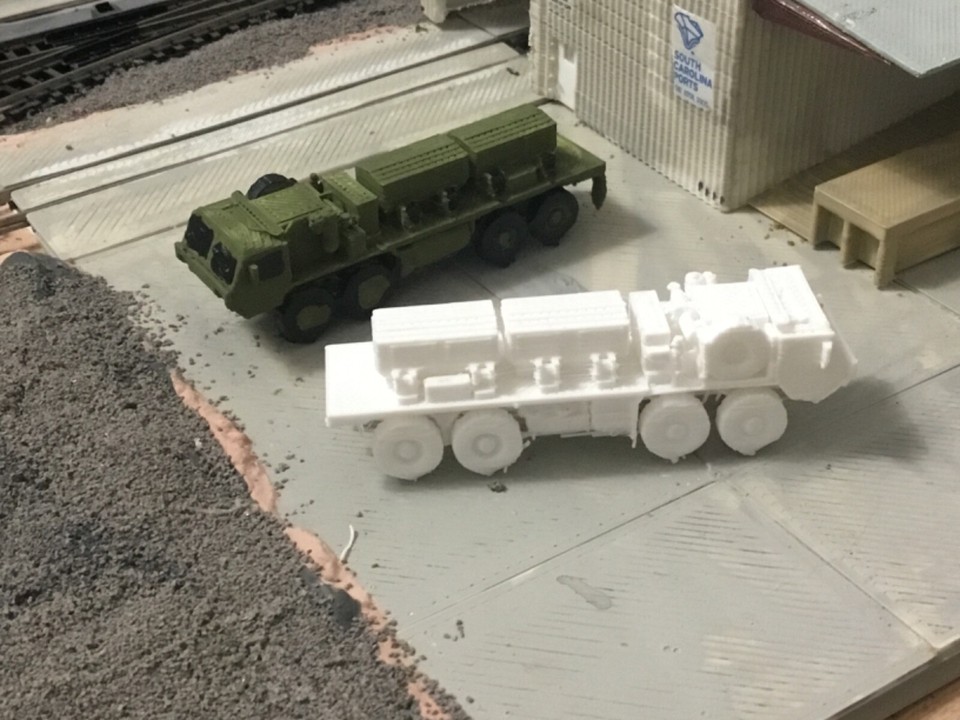 N SCALE MILITARY ARMY PATRIOT MISSLE ROCKET BATTERY 3D PRINT UNPAINTED ...