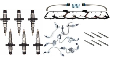 2007 Dodge 5.9L 50hp Cummins Diesel Fuel Injector Kit | VC Gasket Tubes ...