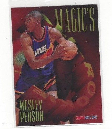 1994-95 HOOPS BASKETBALL MAGIC'S ALL-ROOKIES FOIL WESLEY PERSON #FAR10 ...