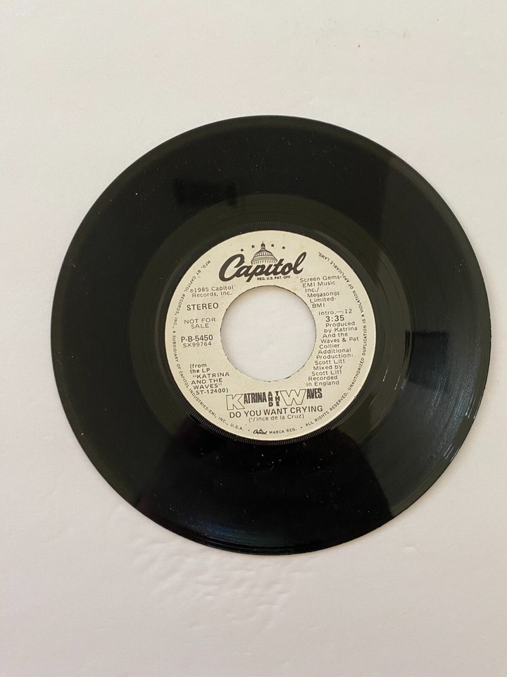 Katrina & The Waves – "Do You Want Crying" Vinyl, 7", 45 RPM, Single ...