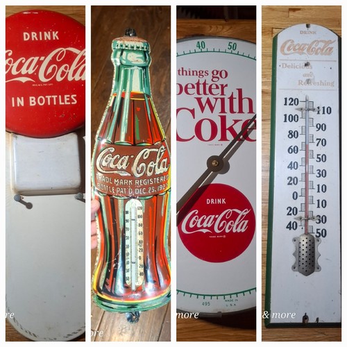 Lot Of 4 Very rare Instant Coca-Cola collection Calendar button sign ...