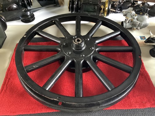 Ford Model T 12 Spoke Wheel,Vintage Antique T Model Wood/Steel Rim | eBay