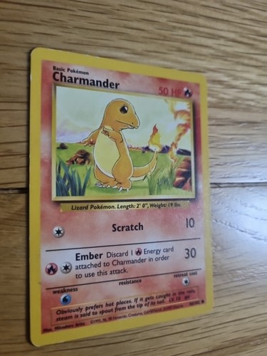 CHARMANDER 46/102 POKEMON CARD (BASE SET) | eBay