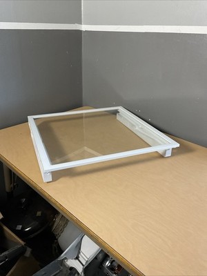 Genuine OEM Whirlpool Kenmore Deli Snack Meat Pan Bin Drawer Glass ...