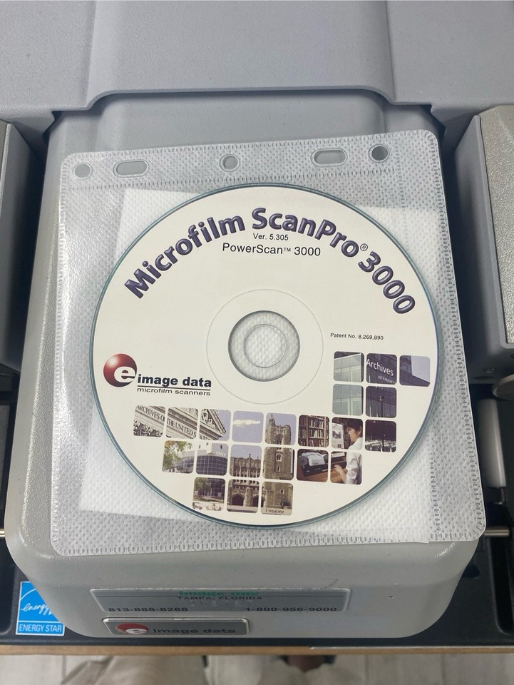 e-IMAGE DATA SCANPRO 3000 MICROFILM SCANNER | eBay