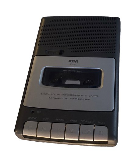 RCA Vintage Personal Portable Cassette Recorder Player RP3503 Tested ...