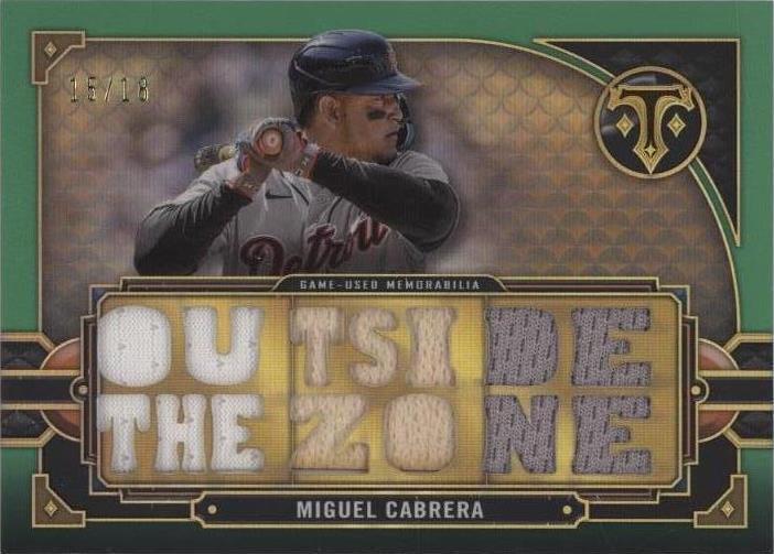 2022 Topps Triple Threads - Triple Threads Relics Miguel Cabrera #TTR ...