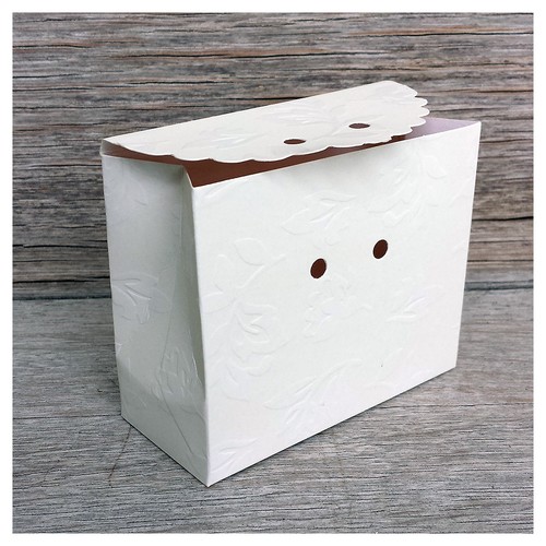 White Embossed Pouch Favor Boxes, Packages of 10 | eBay