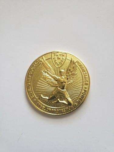 Guardian Angel Pocket coin token Angel of Protection & Angel of Hope 1. ...