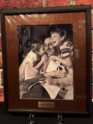 Walt Disney -Sharon Disney -Diane Disney Vintage Family Photo from the ...