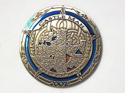 2007 Castle Man Personal Coin - Antique Silver Finish - New Unactivated ...
