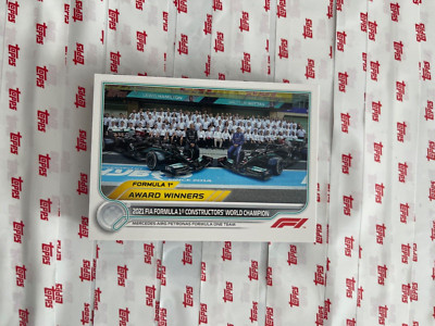 2022 Topps Formula 1 Base Card #197 Mercedes-AMG Petronas Formula One ...