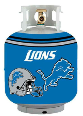 Detroit Lions Propane Tank / Water Cooler Cover NFL Licensed Fits any 5 ...