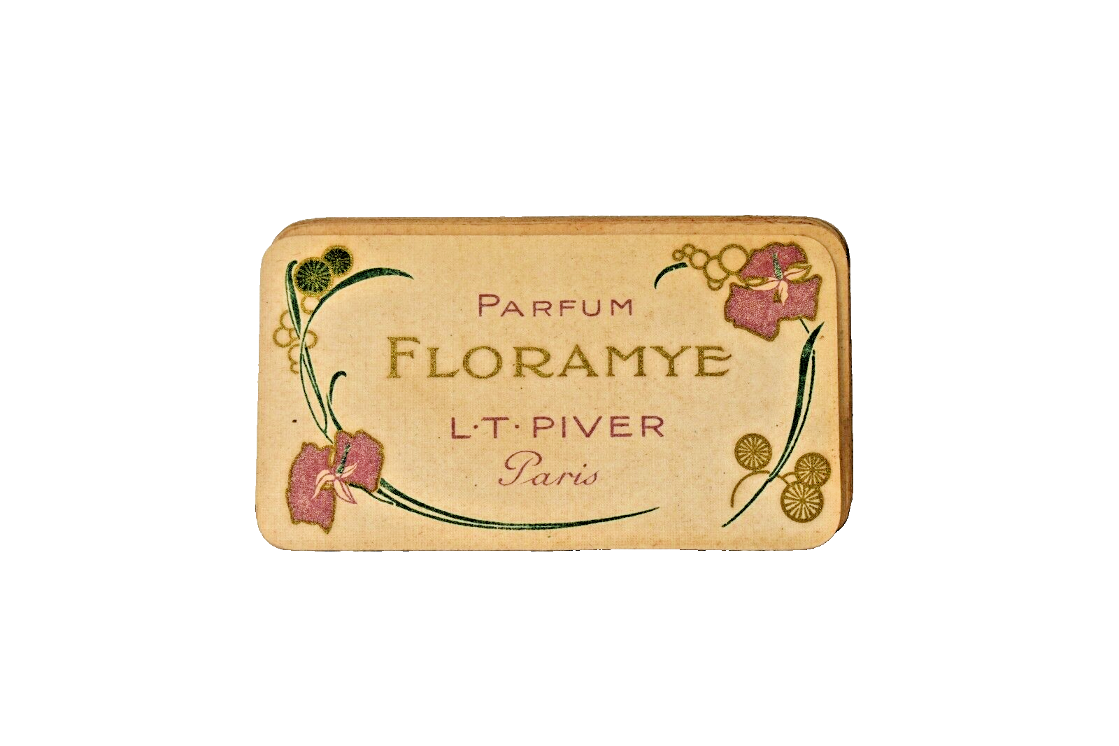Vintage Perfume Card Floramye L.T.Piver Paris Advertising Calendar ...