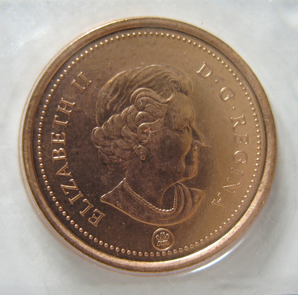 Canada 2007 1-cent Non-magnetic ( Zinc ) BU Sealed in original plastic ...