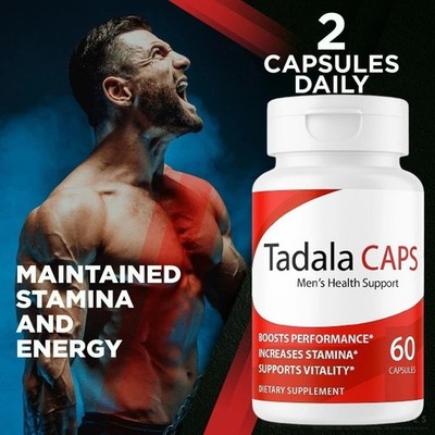 Tadala Advanced Pill for Men Max Strength Tadala Formula Supplement 60 ...