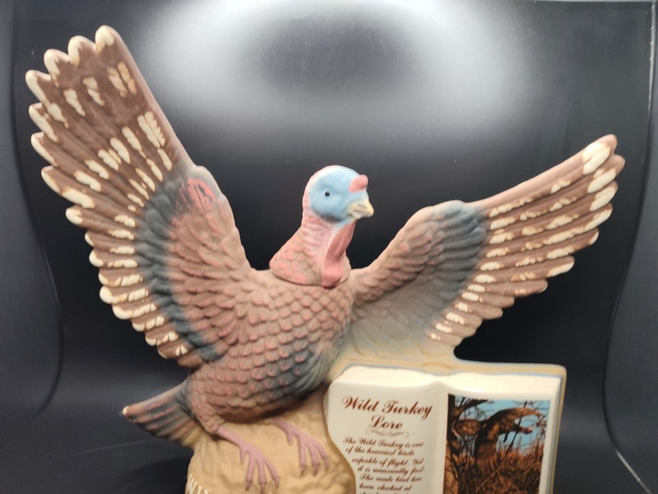 Austin Nichols Vntg 1979 #1 Wild Turkey Lore Decanter Series 2 Ceramic ...