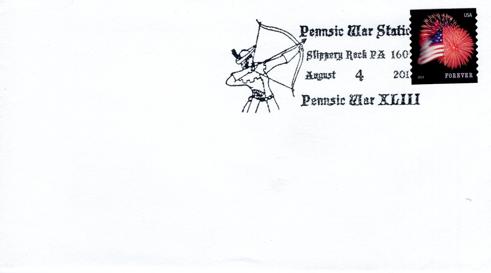 PENNSIC WAR STATION, SLIPPERY ROCK, PA, 2010 FDC20180 | eBay