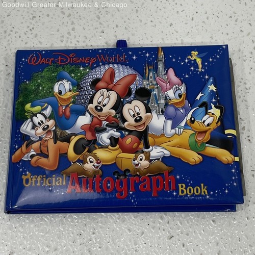 Disney Resort Mickey and Friends Official Autograph Book Signed W ...