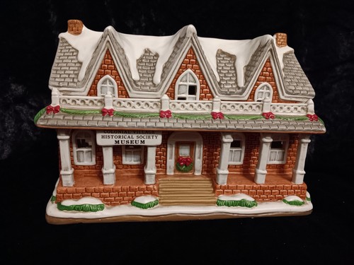 Rare Lefton Colonial Village 1994 "Historical Society Museum" w/ Box ...