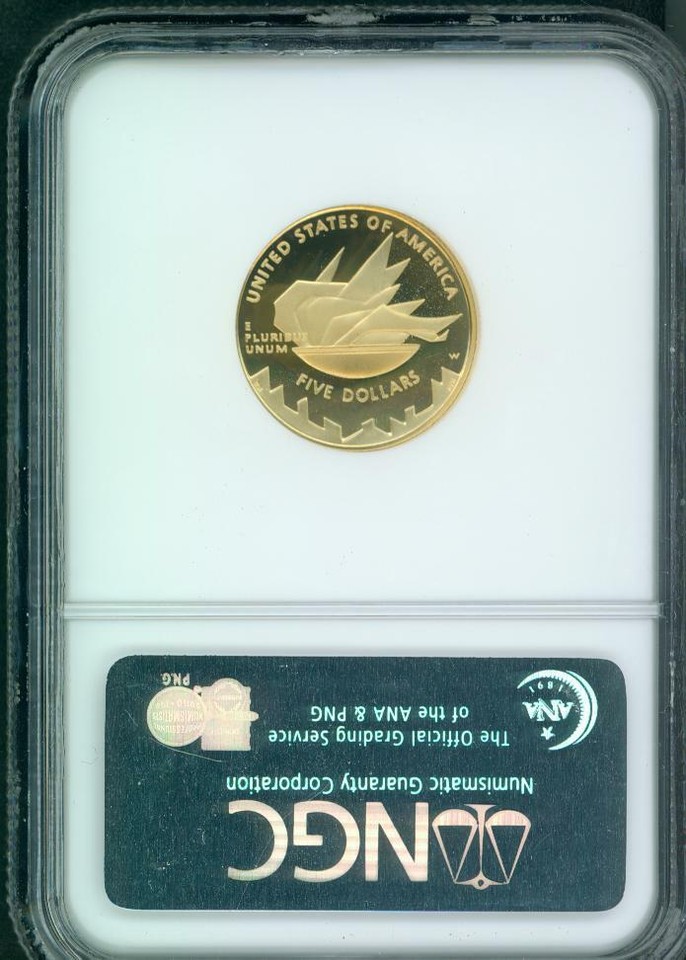 2002-W $5 GOLD COMMEMORATIVE SALT LAKE CITY SLC WINTER OLYMPICS NGC ...