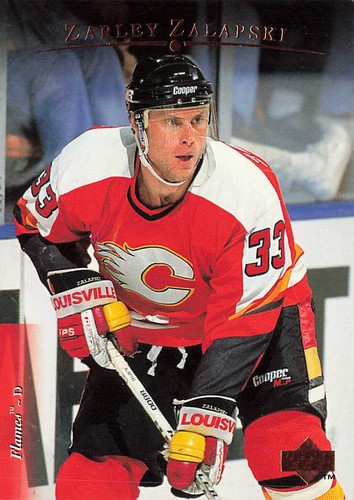 1995 Upper Deck #480 Zarley Zalapski Calgary Flames | eBay