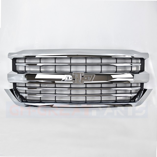 2016-2018 Chevrolet Silverado 1500 Chrome Grille 84056776 LTZ High ...