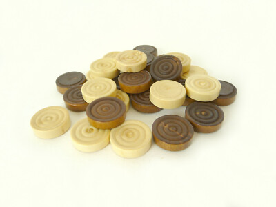 Spare Parts : Mini Draughts or Backgammon Wood Pieces Movers - 0.75 ...