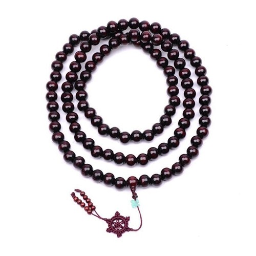 12mm Shaolin Buddhist Zen Monk 108 Prayer Beads Necklace Kung Fu ...