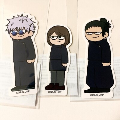 Satoru Gojo, Suguru Geto, Shoko Ieiri Stickers Set ｜Jujutsu Kaisen ...