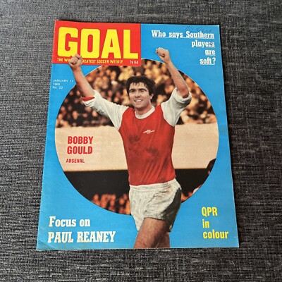 Goal Magazine - 11 Jan 1969 Bobby Gould Dave Clements David Chadwick ...