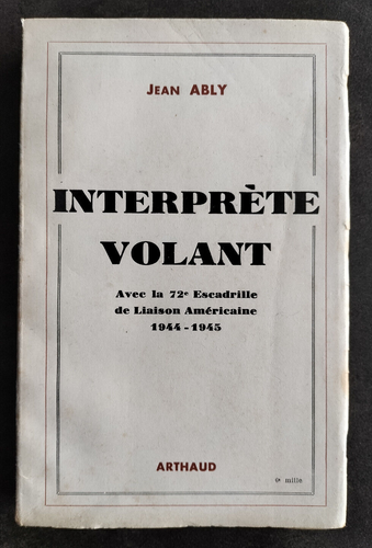 INTERPRETRE VOLANT Jean Ably 1946 Ed. ARTHAUD numéroté | eBay