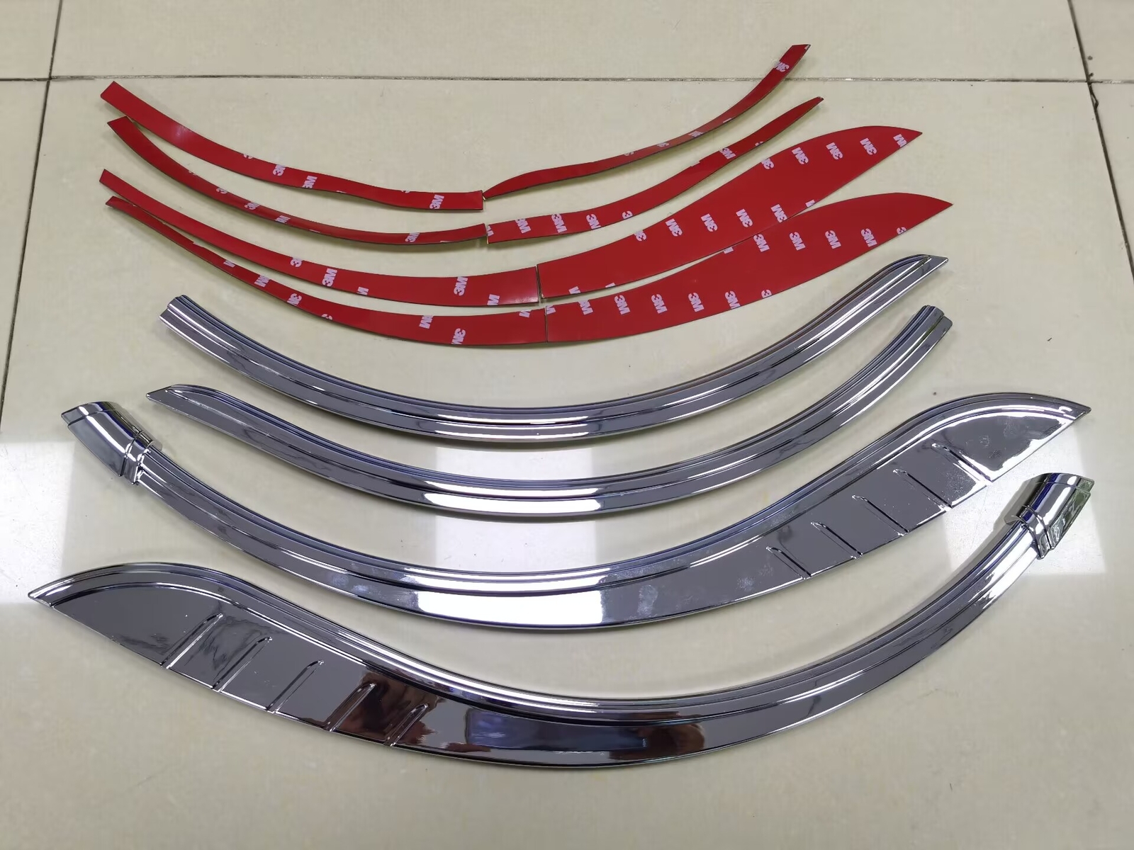 Chrome Fender Flares Skirts Trim Accent For Harley Tri Glide Ultra ...