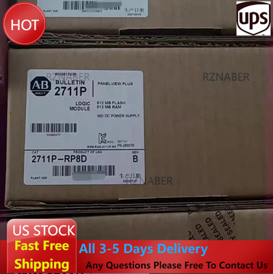 Factory Sealed Allen-Bradley 2711P-RP8D PanelView Plus 6 700-1500 Logic ...