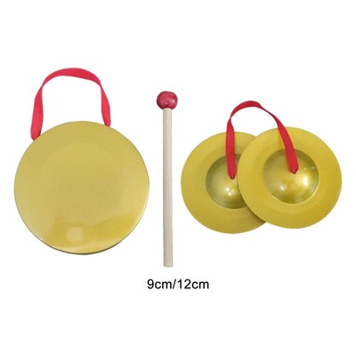 Gong Instrument Portable Mini Hand Cymbals for Parties Dances Boys ...