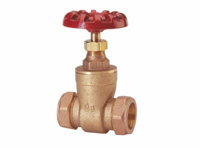 Crane 1/2" inch (15mm) Bronze Gate Valve PN16 BSP Compression WRAS ...