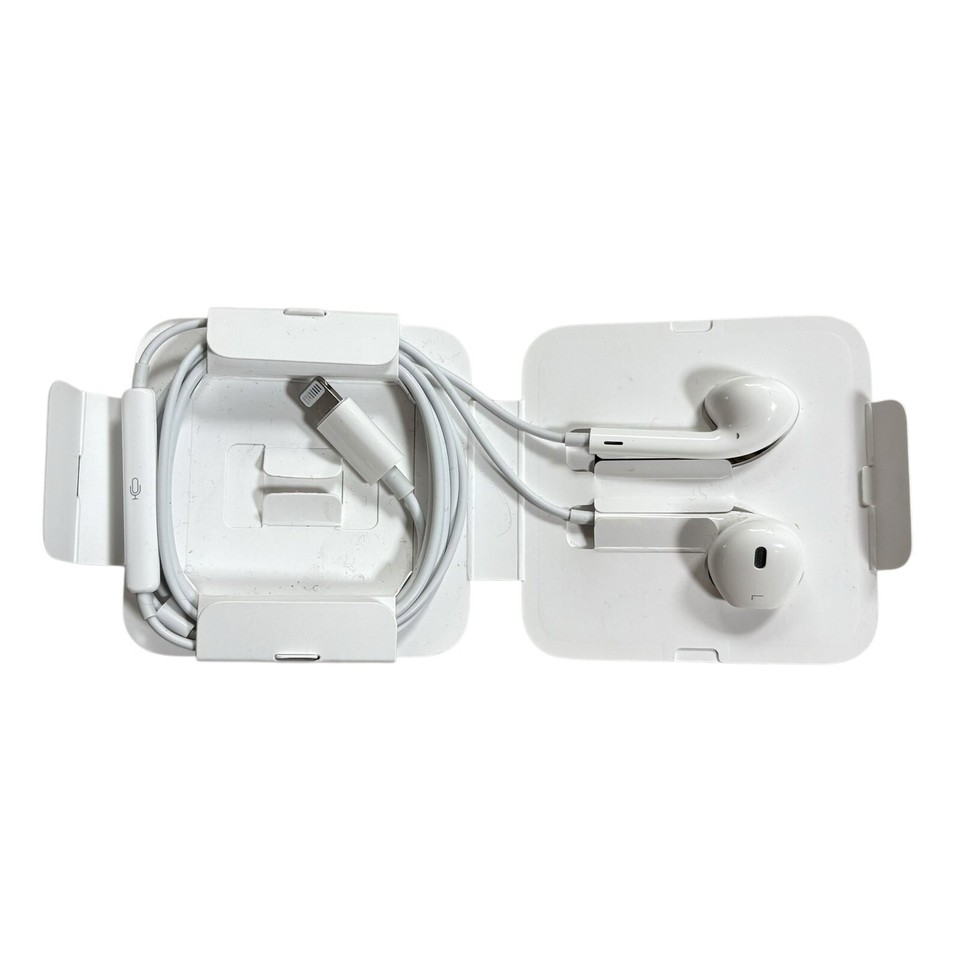 Apple Lightning Earpods Earphone Headset for iPhone New Out of Box | eBay