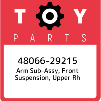 48066-29215 Toyota Arm sub-assy, front suspension, upper rh 4806629215 ...