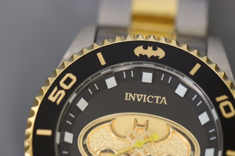 INVICTA 29697 DC Comics Men 44mm Stainless Steel Gold + Steel Blac need ...