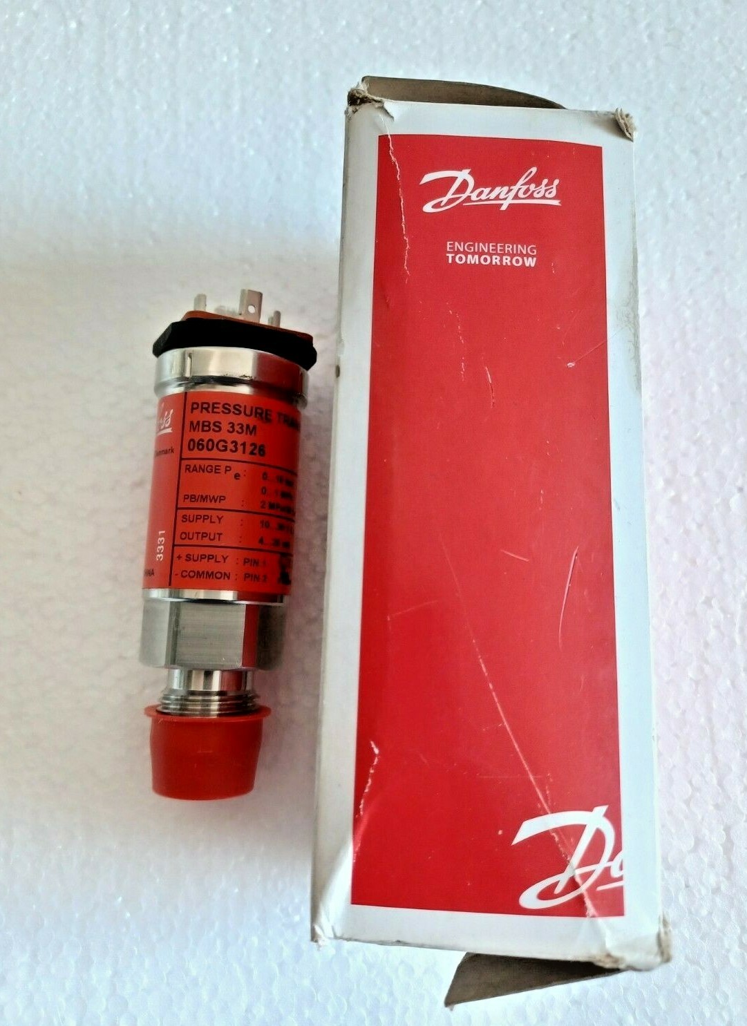 DANFOSS MBS 33M 060G3126 PRESSURE TRANSMITTER NEW | eBay