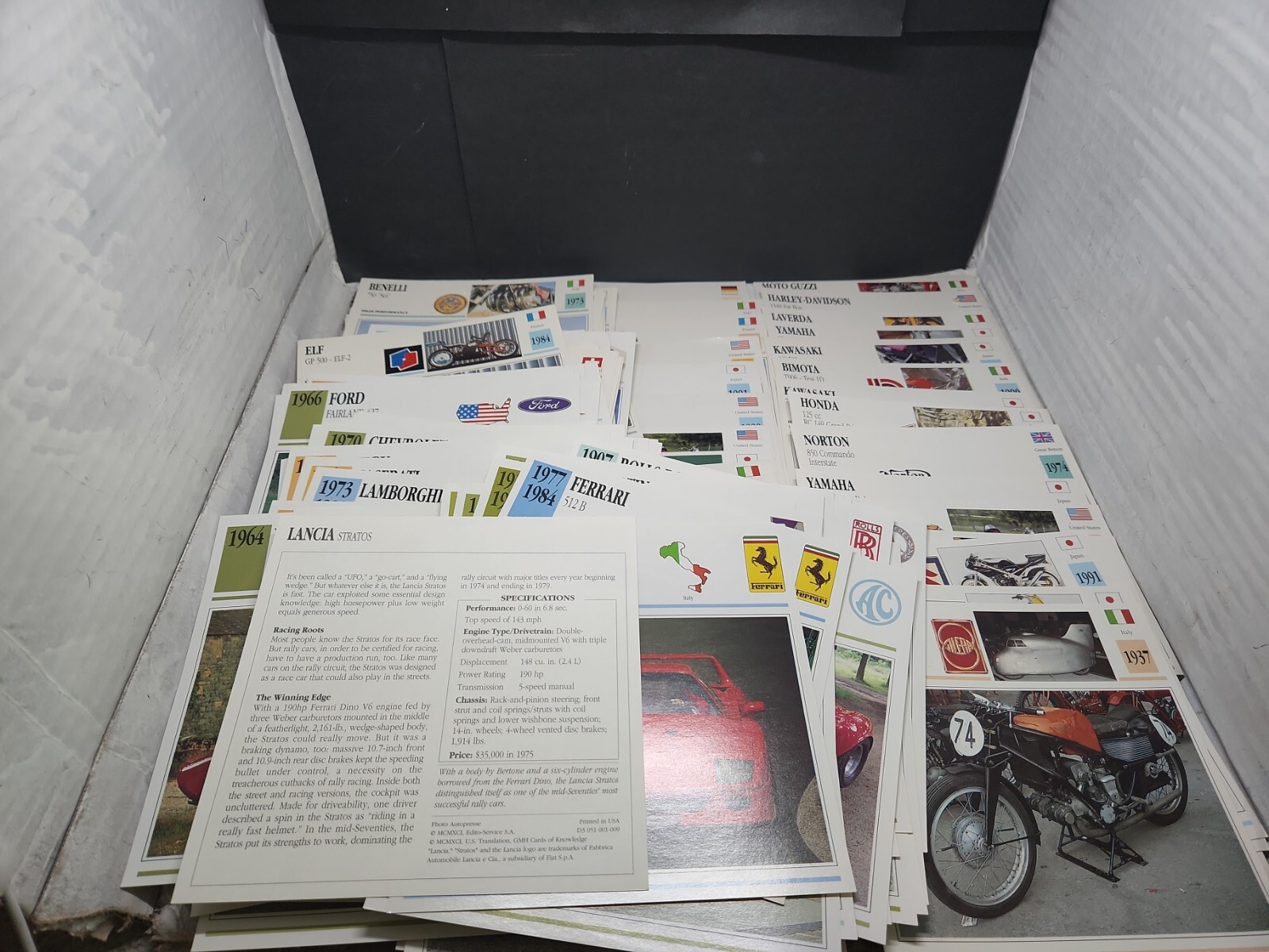 (123) 6x6 and 5.5x5.5 Vintage Cards Cars And Motorcycles Picture And ...