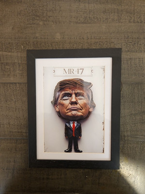 Trump Caricature Picture And Frame | eBay