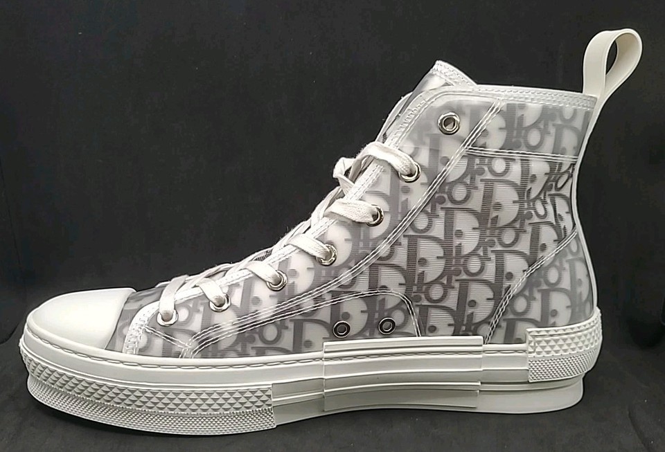 NEW Dior B23 High Top Sneakers - 'Dior Oblique' Size 41 | eBay