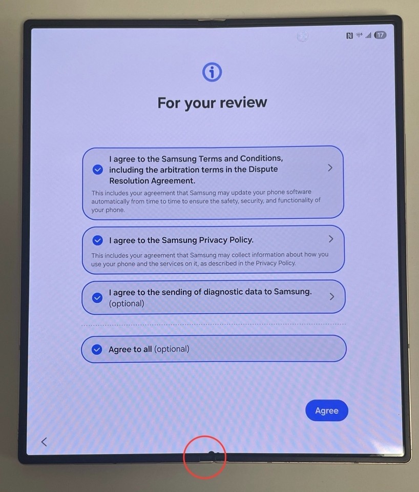 Samsung Galaxy Z Fold 6 5G F956U 512GB Unlocked (Any Carrier) Tiny Dot ...