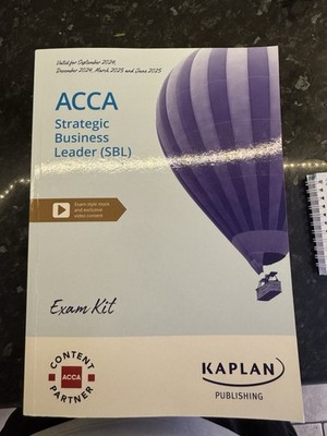 ACCA SBL Kaplan Study Kit Textbook Revision Kit | eBay UK