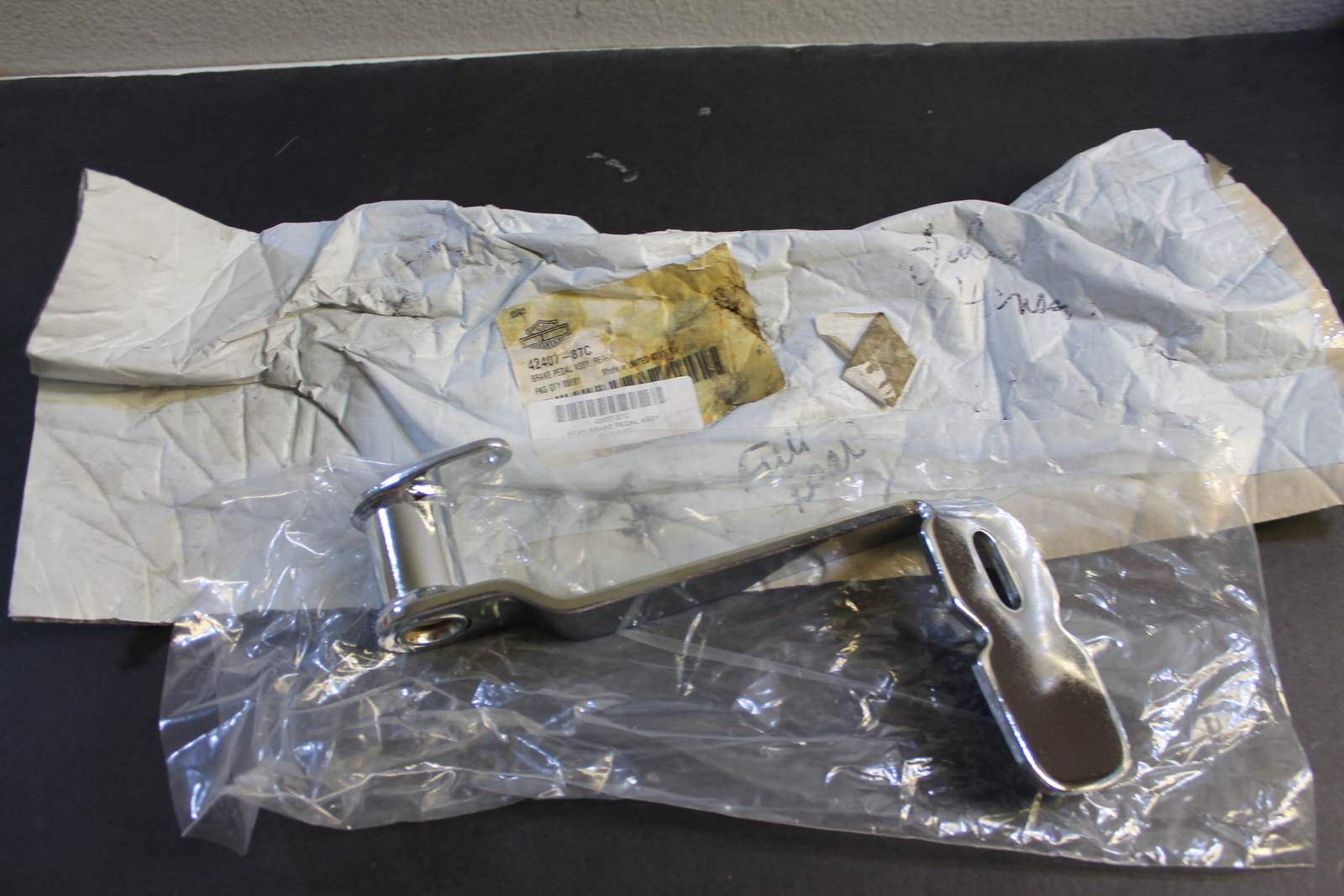 NOS Genuine Harley Davidson Rear Brake Pedal for HD Softail/Touring # 42407-87C | eBay