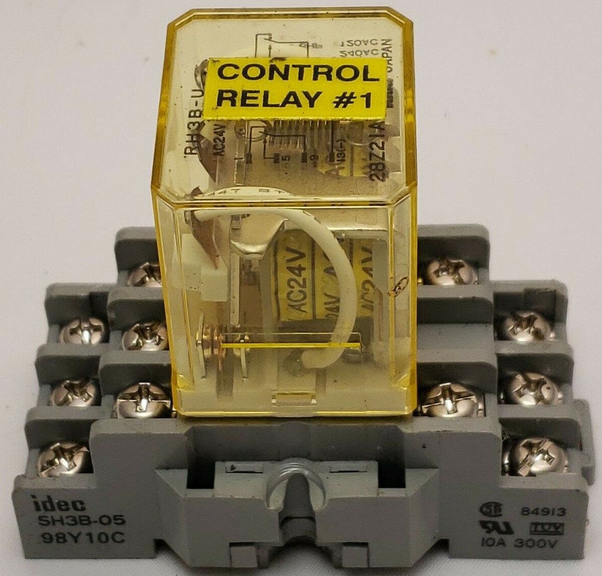 RH3B-U AC24 IEC 255-1 Socket Relay with idec SH3B-05 98Y10C 10A 300V | eBay