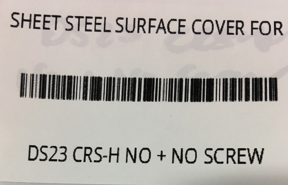 DS23 CROUSE HINDS NEW OTHER + NO SCREW SHEET STEEL SURFACE COVER FOR ...