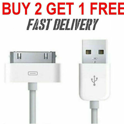 Genuine Charging Cable Charger Lead for Apple iPhone 4,4S,3GS,iPod ...